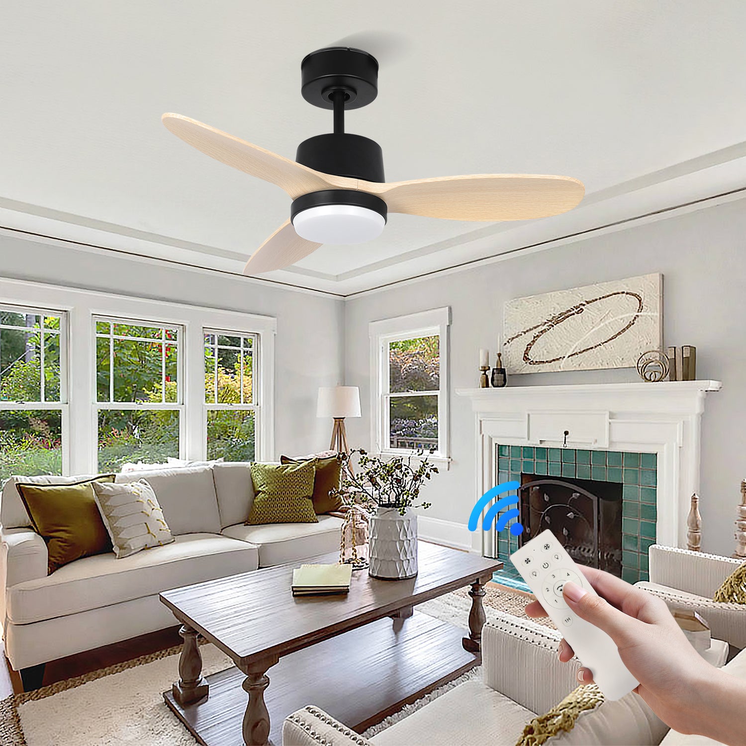 MGN24003 Mini Remote Control Ceiling Fan – Magicpower Fan